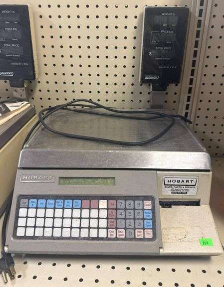 Hobart Commercial Scale Printer With Digital Display and Keypad ...