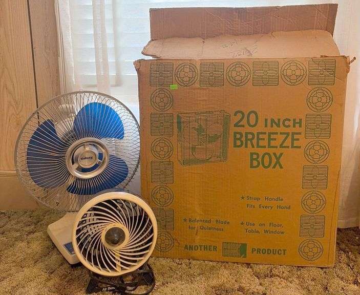 3 Fans Inc. Duracraft, Galaxy, and 20-Inch Breeze Box with Original ...