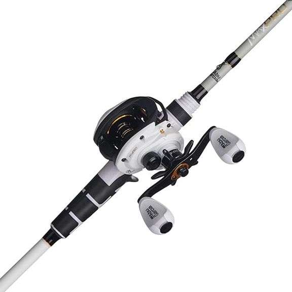 ABU GARCIA - Max Pro Low Profile Baitcast Reel and Fishing Rod Combo ...