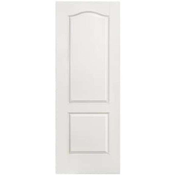 30x80in 2-Panel Arched Hollow Core Primed Door Slab - Metzger Property ...