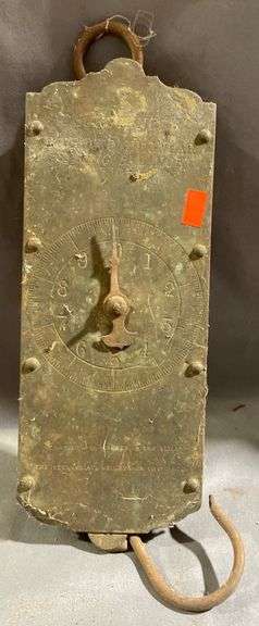 Iron Balance Scale by Salter with Circular Dial and Hanging Hook 11 ...