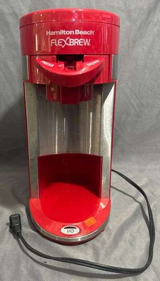 Hamilton Beach FlexBrew Single-Serve Coffee Maker, Red - Metzger ...