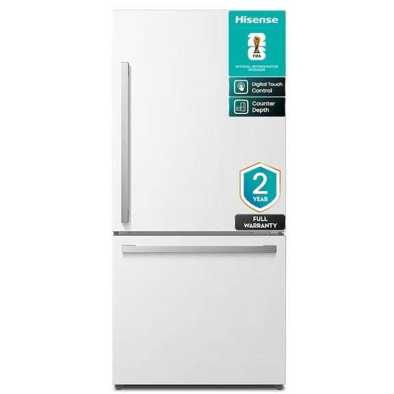 HISENSE - 17.2-cu ft Counter-Depth 32-in Wide Bottom-Freezer ...