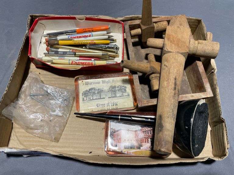 Wood Spigots, Warsaw High School Paperweights, Writing Instruments with ...