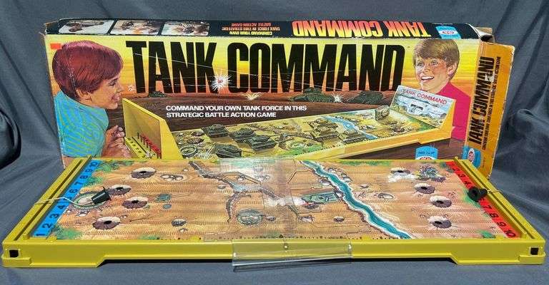 Tank Command Strategic Battle Action Game by Entex Industries, 11.5” x ...