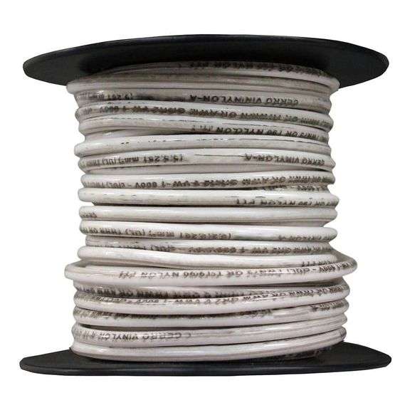 - 100 ft. 12 Gauge White Stranded Copper THHN Wire - Metzger Property ...