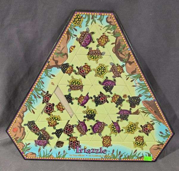 Triazzle Puzzle Board Game with Butterfly Design, 16in x 14in - Metzger ...