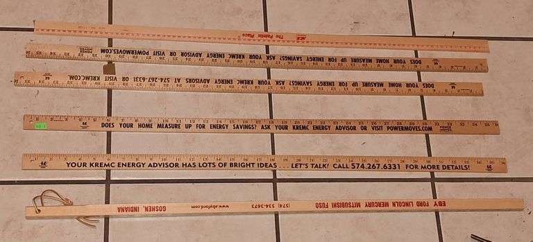 6 – Promotional Advertising Yardsticks Inc. Power Moves, Ace & Eby Ford ...