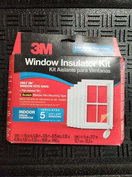 3M indoor window insulator kit insulates 5- 3′ x 5′ windows - Metzger ...