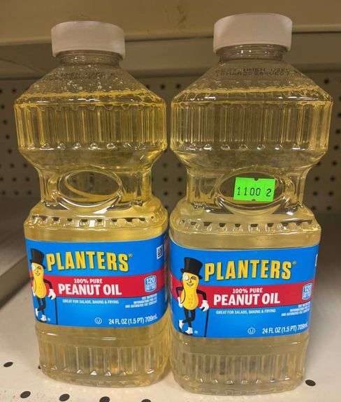 2 Planters 100% Pure Peanut Oil, 24 fl oz Bottles - Metzger Property ...