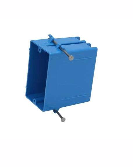 1-Gang 22 cu. in. New Work Electrical PVC Electrical Outlet Box (B122A ...