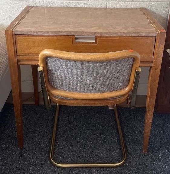 Writing Desk with Drawer and Cantilever Chair by Basic-Witz, Waynesboro ...