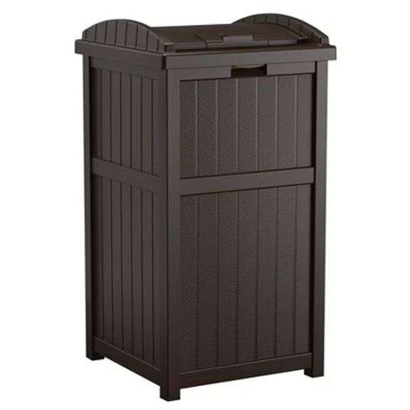 SunCast Trash Hideaway Refuse Container 30-33Gal Capacity, Model ...