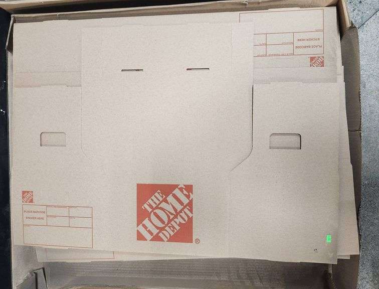 12 Home Depot File Boxes with Handles - Metzger Property Services, LLC