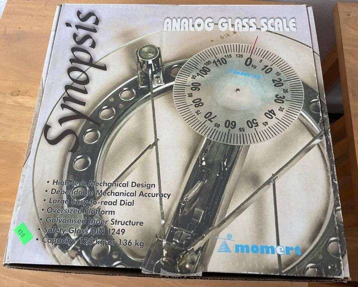 Momert Analog Glass Scale with Mechanical Design - Metzger Property ...