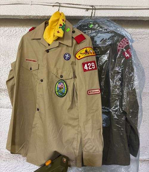 Boy Scouts of America Uniform Shirts with Patches and Scarf - Metzger ...