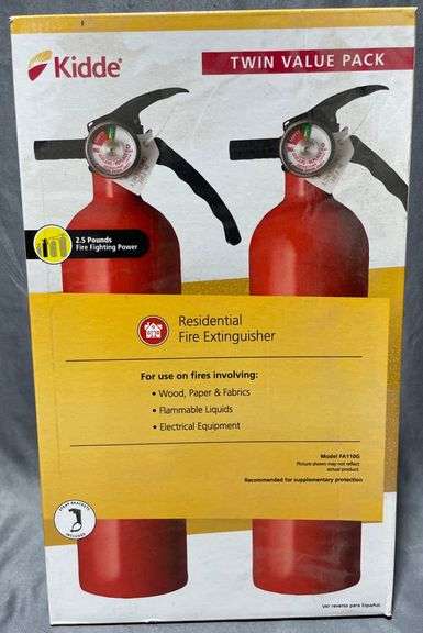 Kidde Residential Fire Extinguishers Twin Pack 15” - Metzger Property ...
