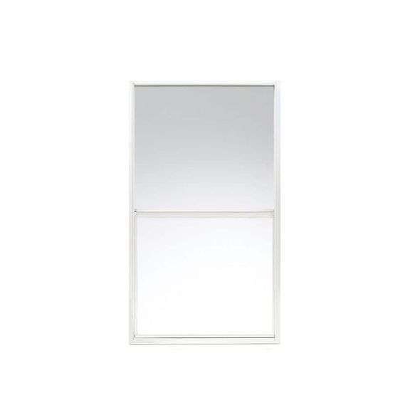 TAFCO WINDOWS - 30.5 in. x 27.5 in. White Single-Pane Single Hung ...