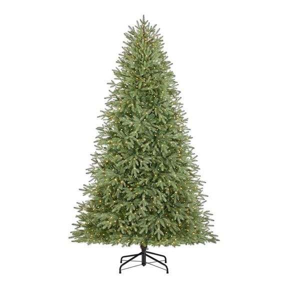 HOME ACCENTS HOLIDAY - 7.5 ft. Jackson Noble Fir LED Pre-Lit Artificial ...
