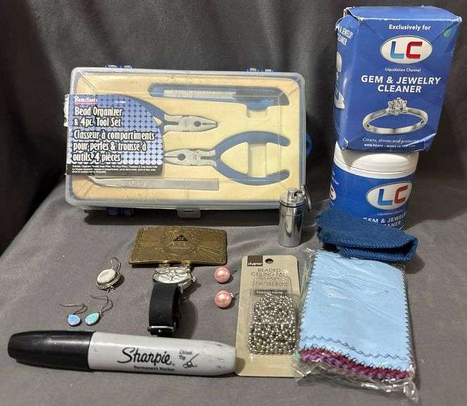 Jewelry Cleaning Kit with Tools, LC Cleaner, Accessories, and Storage ...