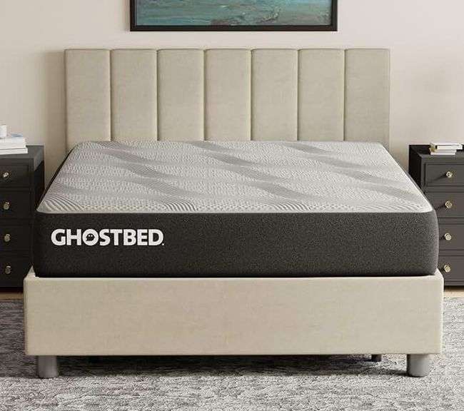 GhostBed Queen-Size Memory Foam Mattress with Box - Metzger Property ...