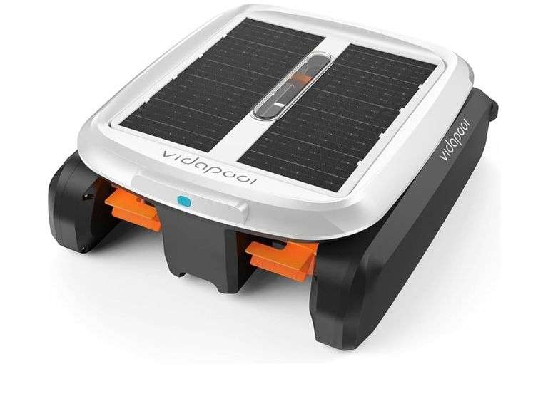 Vidapool VPSC 01 Cordless Robotic Pool Skimmer with Solar Panels ...