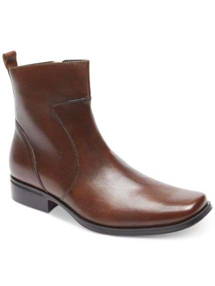 ROCKPORT $135 MSRP Mens Brown Heel Pull-Tab Shock Absorbtion Padded ...