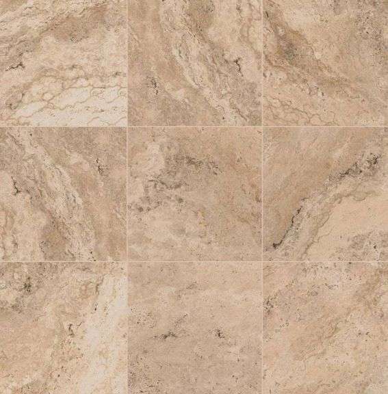 158 sq. Ft Marazzi Travisano Trevi 18 in. x 18 in. Porcelain Floor and ...