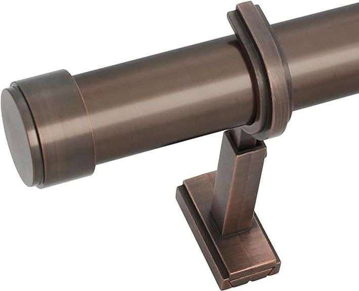 BLASTHOME - Non-Adjustable Luxury Curtain Rods for Windows, 1 1/4 in ...