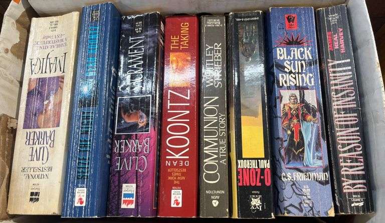 Horror and Fiction Paperback Books by Various Authors including C.S ...