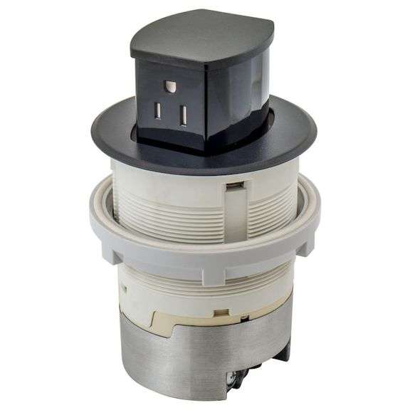 - Hubbell Bryant 15A Tri-Power Pop Up Counter Receptacle 15 -Amp 125 ...