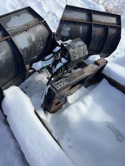 9' Heavy Duty Skid Loader V Plow- PICK UP ALTERNATE LOCATION WARSAW ...