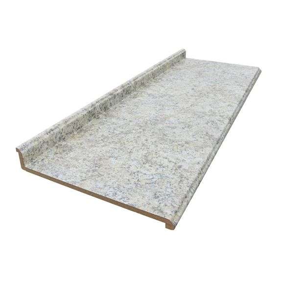 HAMPTON BAY - 8 ft. Straight Laminate Countertop in Textured Typhoon ...