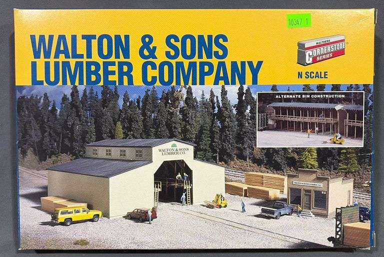 Cornerstone Series N Scale Kit, Walton & Sons Lumber Company - Metzger ...