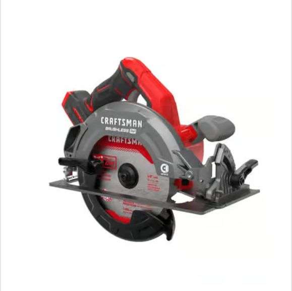 Craftsman V20 BRUSHLESS RP 7-1/4 in. Cordless Brushless Circular Saw ...