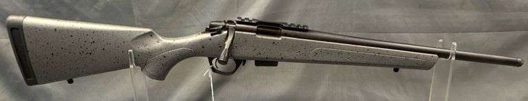 Bergara BMR Bolt-Action .22 LR Rifle with Gray Speckled Stock & Scope ...