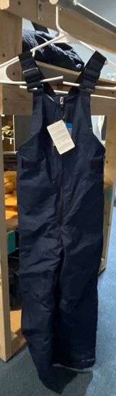Columbia Navy Insulated Bib Overalls with Adjustable Straps – Youth ...