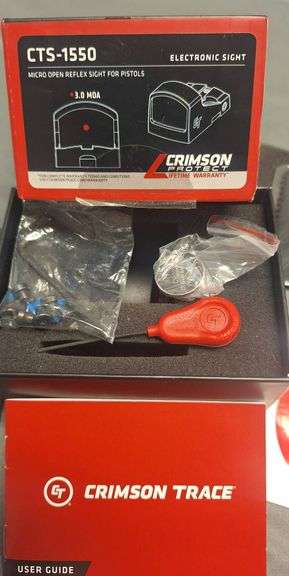 Crimson Trace CTS-1550 Red Dot Sight with Accessories - Metzger ...