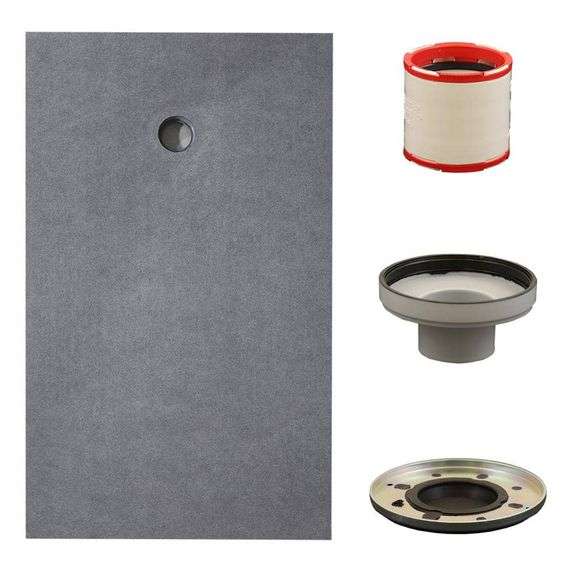 EVERBILT - Watershield Shower System 36 in. x 60 in. Waterproof Shower ...