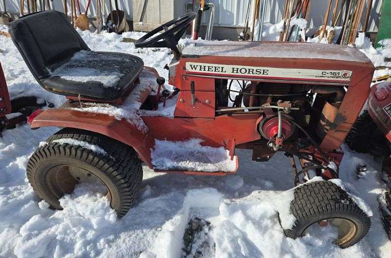 Wheel Horse Case C-161 Eight-Speed Garden Tractor, has a bad ...