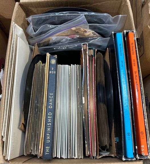 Vinyl Records with Assorted Albums and Covers Inc. The Swing Era and ...