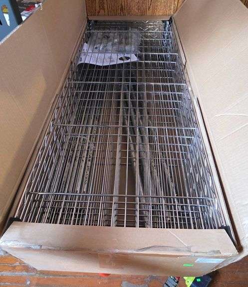 Hyper Tough 6-Tier Wire Shelf Unit, 18×48 Inches, Chrome Color ...