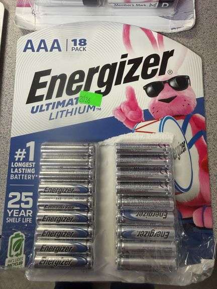Energizer AAA Ultimate Lithium Batteries, 18-Pack exp 12/2050 - Metzger ...