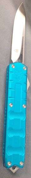CobraTec Enforcer M390 Knife with Blue Handle and Storage Case ...