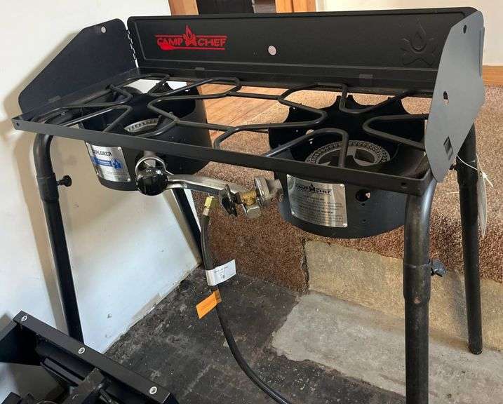 Camp Chef Explorer 2-Burner Outdoor Propane Stove, Model EX60LW-4 ...