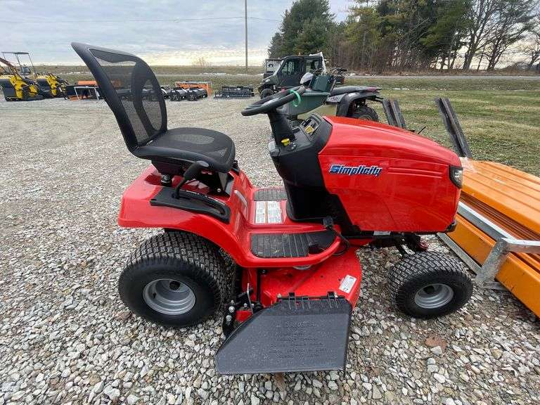 2023 Simplicity Regent Riding Lawn Mower, 23 hrs, almost new, power ...