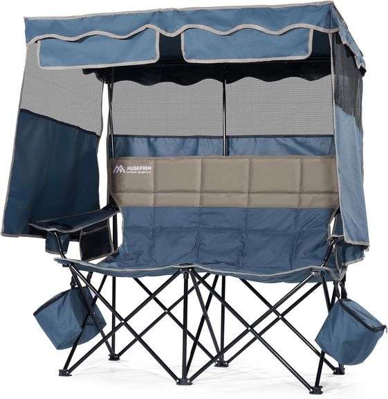 HUSKFIRM - Double Beach Chair With Canopy Shade - SEE PRODUCT DETAILS ...