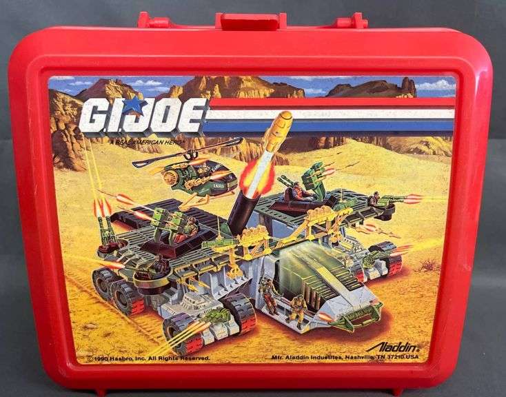 1990 Hasbro G.I. Joe Aladdin Lunch Box With Thermos - Metzger Property ...
