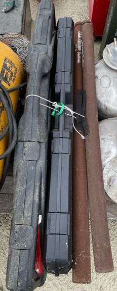 (Row L) 2 Empty Gun Cases & 2 Empty Fishing Rod Cases - Metzger ...