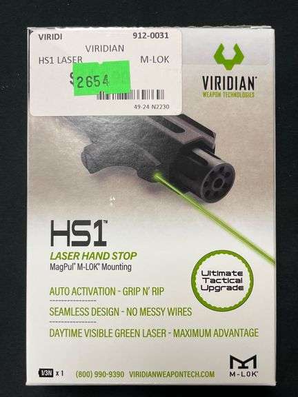 Viridian HS1 Laser Hand Stop for Magpul M-LOK Mounting - Metzger ...